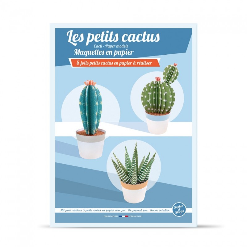 Maquettes en Papier - Les Petits Cactus - Made in France